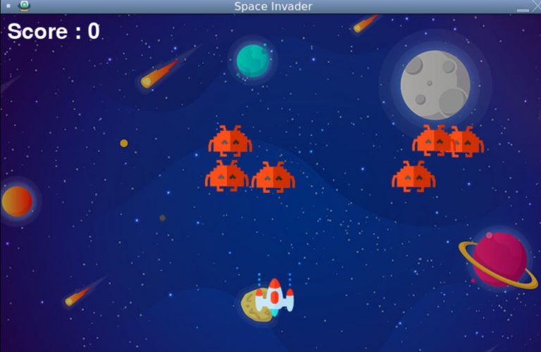 Space Invaders Game Using Python Codingal