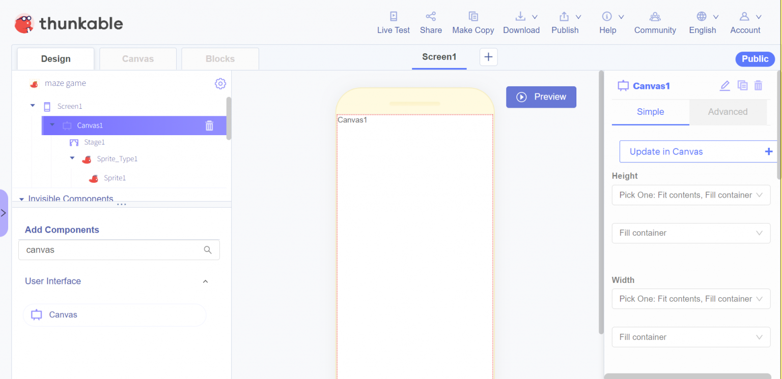 How To Create A Game On Thunkable Codingal