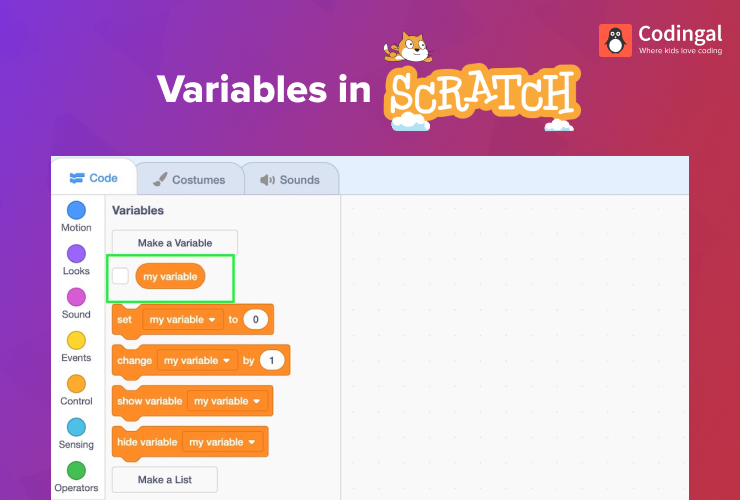 Variables In Scratch For Kids A Brief Introduction Codingal
