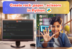 Rock, paper, scissors game in Python | Codingal