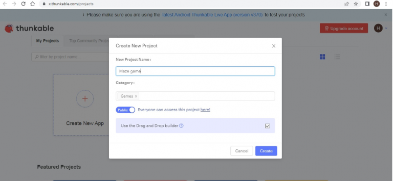 Maze Game In Thunkable Codingal
