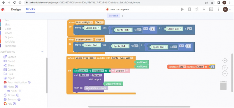 How to Create Maze Game in Thunkable | Codingal