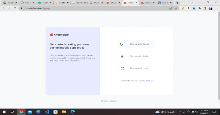 How to get started with Thunkable | Codingal