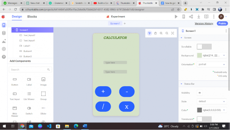 How to get started with Thunkable | Codingal