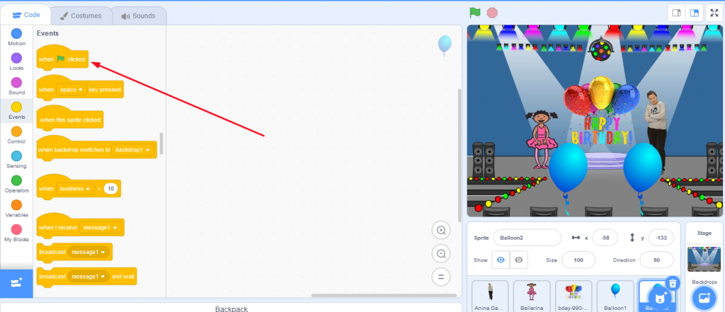 How to Use Scratch to Make an Interactive Birthday Card | Codingal