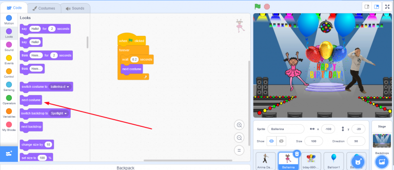 How to Use Scratch to Make an Interactive Birthday Card | Codingal