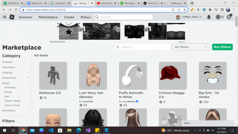 How to create a Roblox Avatar | Codingal
