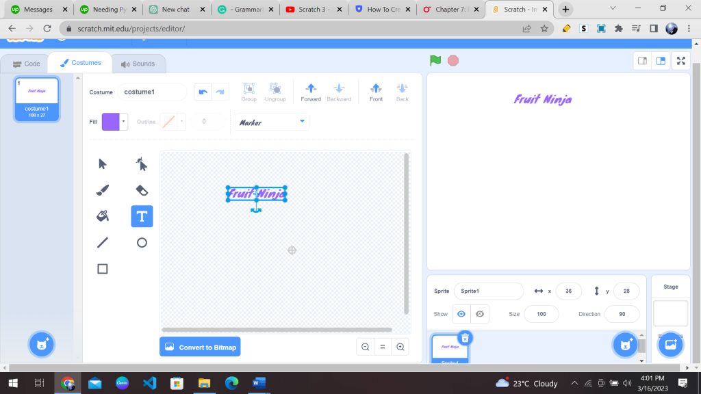How to create a fruit ninja game on Scratch | Codingal