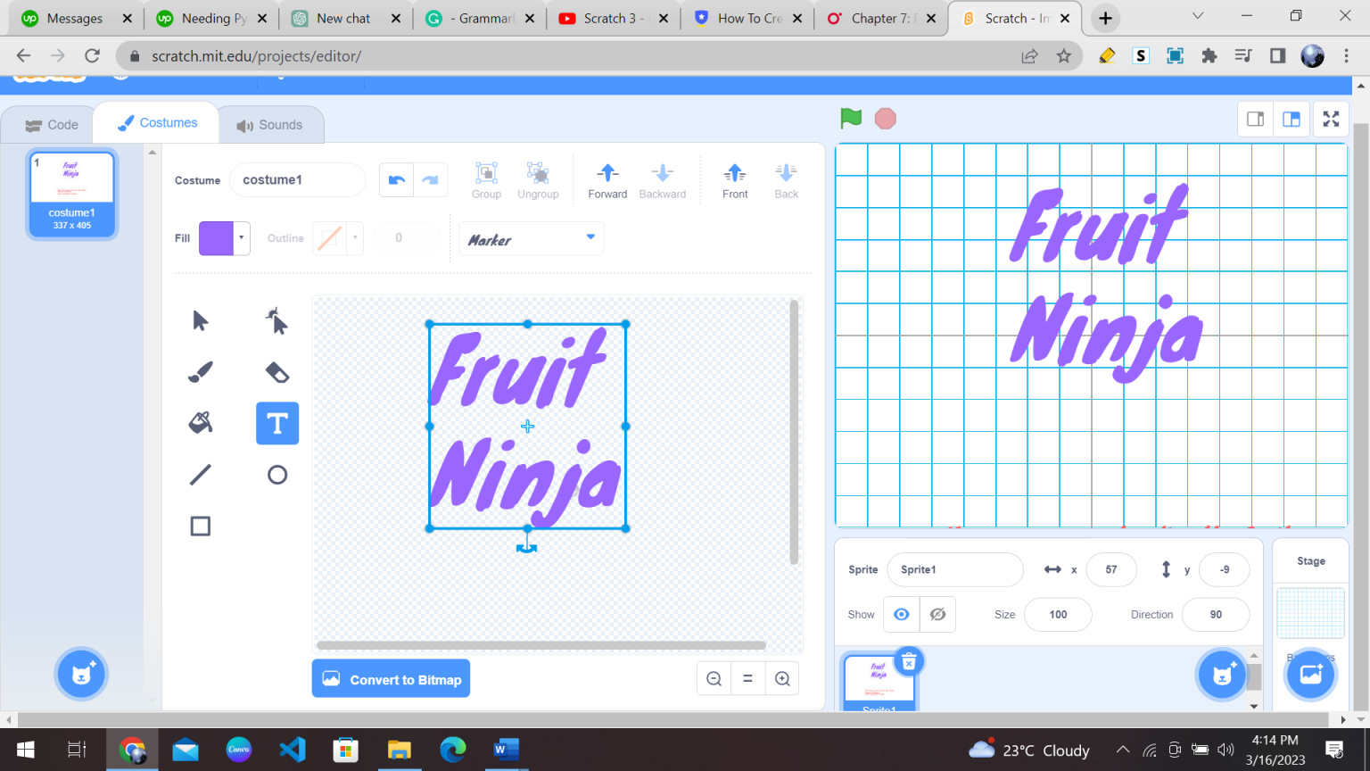 How to create a fruit ninja game on Scratch | Codingal