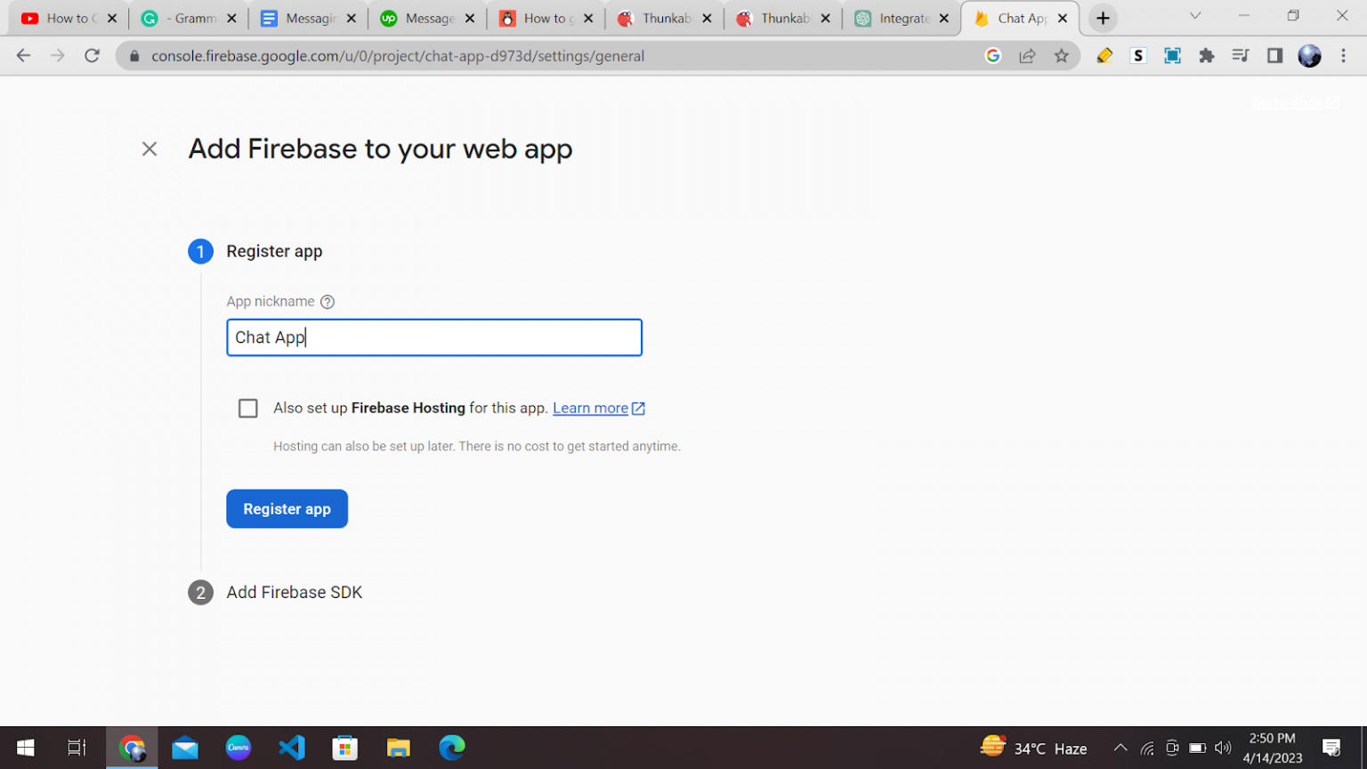 Create a real-time messaging application on Thunkable