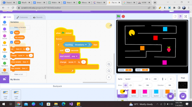 How to Code a Pac-Man Game in Scratch | Codingal