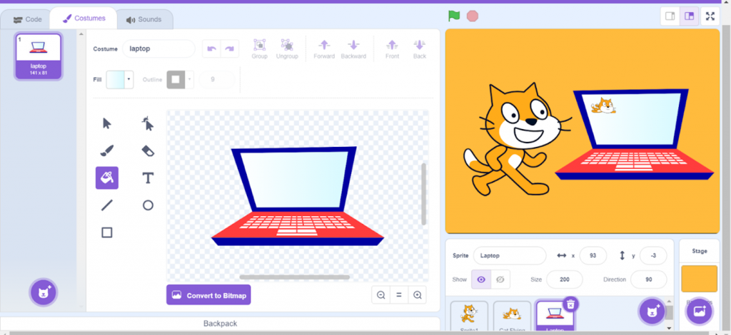 How to Make a Thumbnail in Scratch for Beginners | Codingal