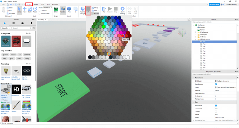 How to create obby game in Roblox in 8 simple steps - Codingal