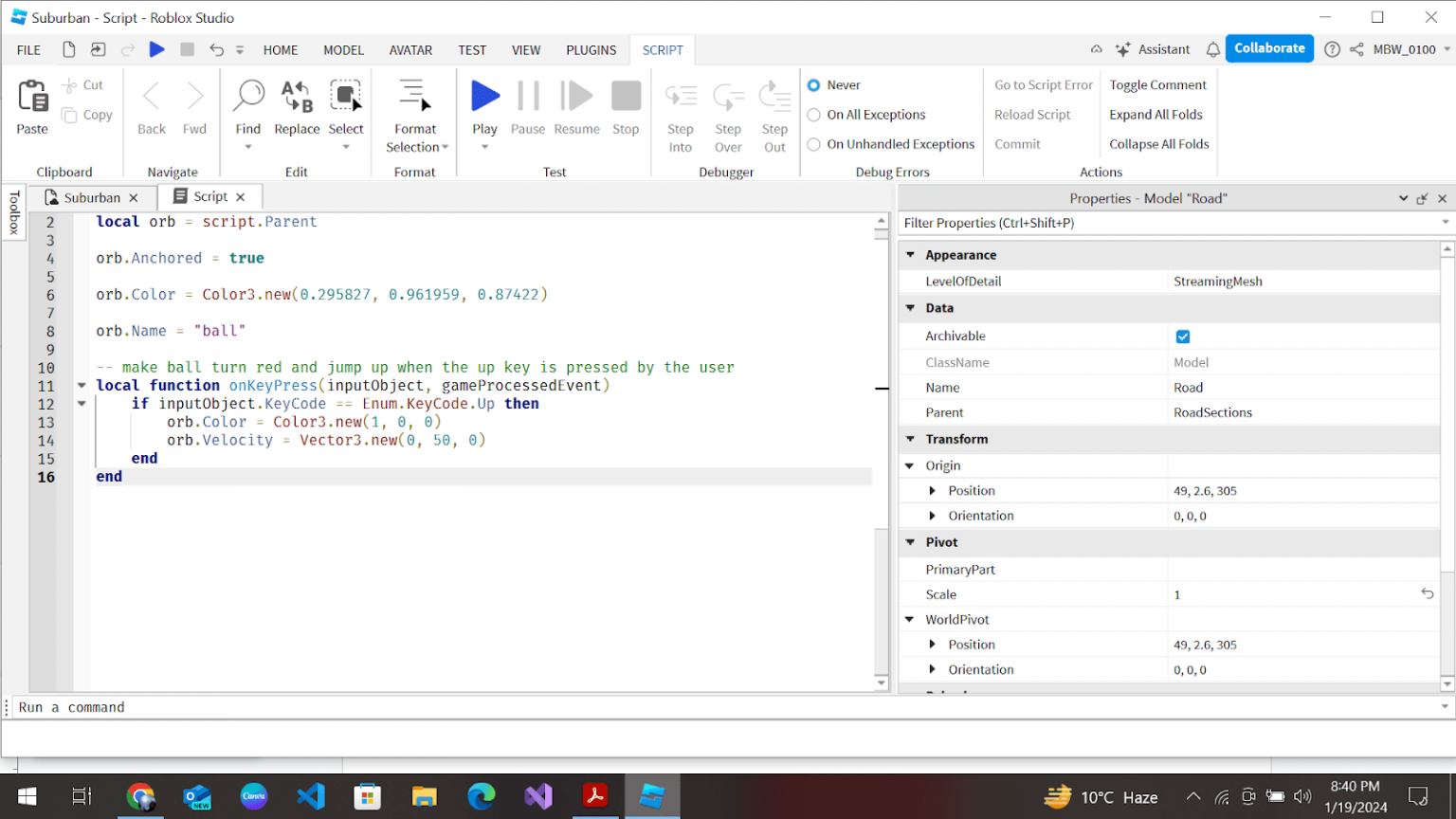 Roblox Ai Coding Code On Roblox Using Generative Ai Codingal