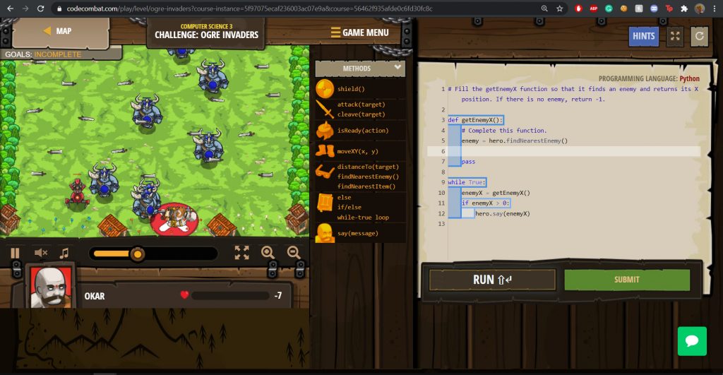 Python coding games for beginners - Codingal