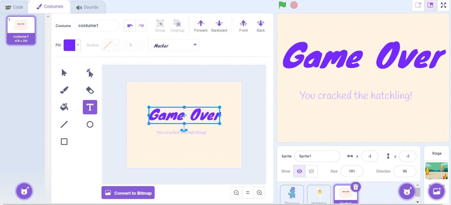 How to Create Jumping Game in Scratch - 7 simple steps - Codingal