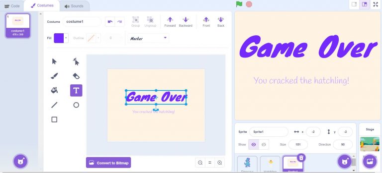 How to Create Jumping Game in Scratch - 7 simple steps - Codingal
