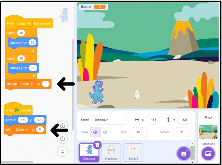 How To Create Jumping Game In Scratch 7 Simple Steps Codingal