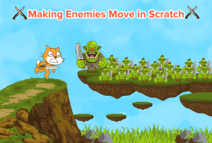 How to Make Enemy Move in Scratch - Codingal