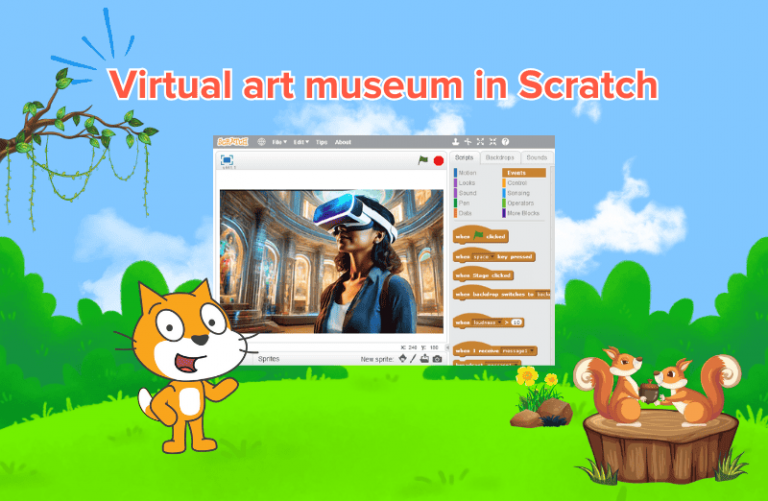 How to make a Virtual Art Museum on Scratch - Codingal